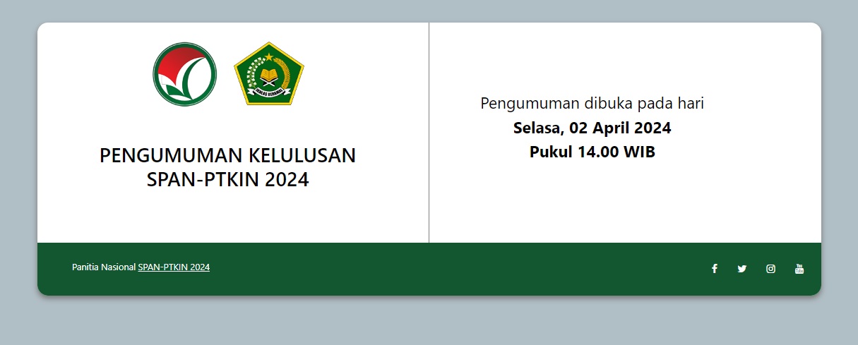 Link Pengumuman SPAN-PTKIN 2024, Cek Namamu di Sini Mulai Pukul 14.00 WIB